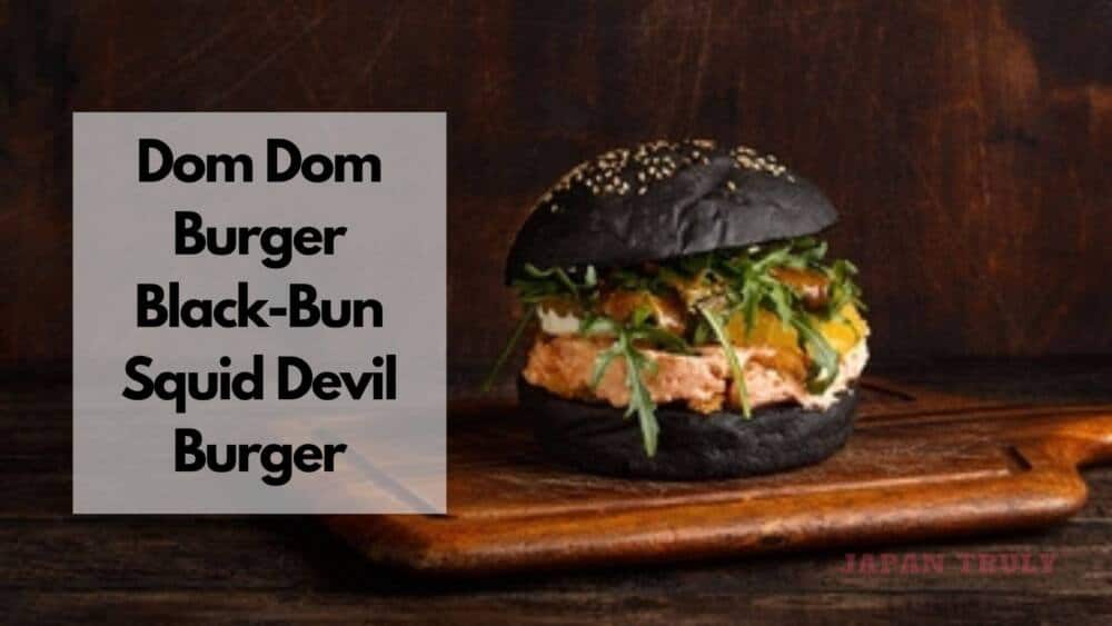 Black-Bun Squid Devil Burger: A Bold Culinary Adventure – Japan Truly