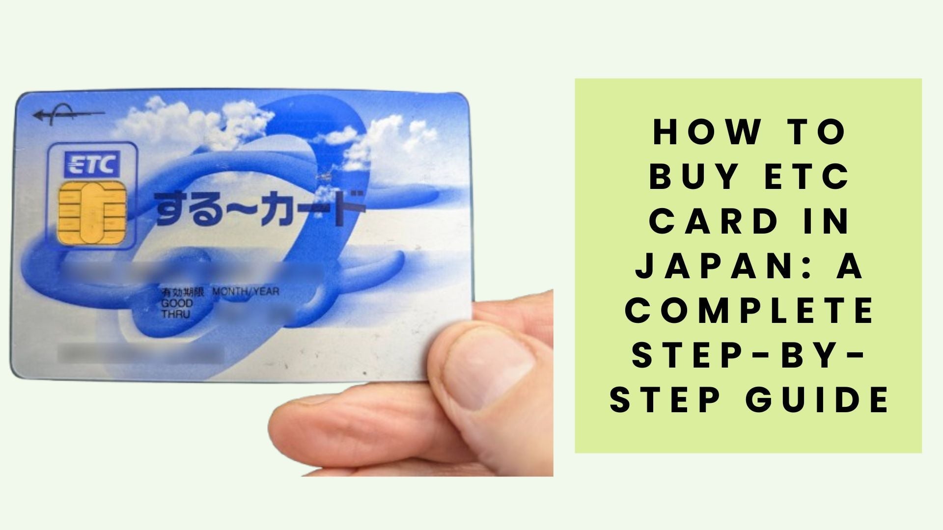 How to Buy ETC Card in Japan: A Complete Step-by-Step Guide – Japan Truly