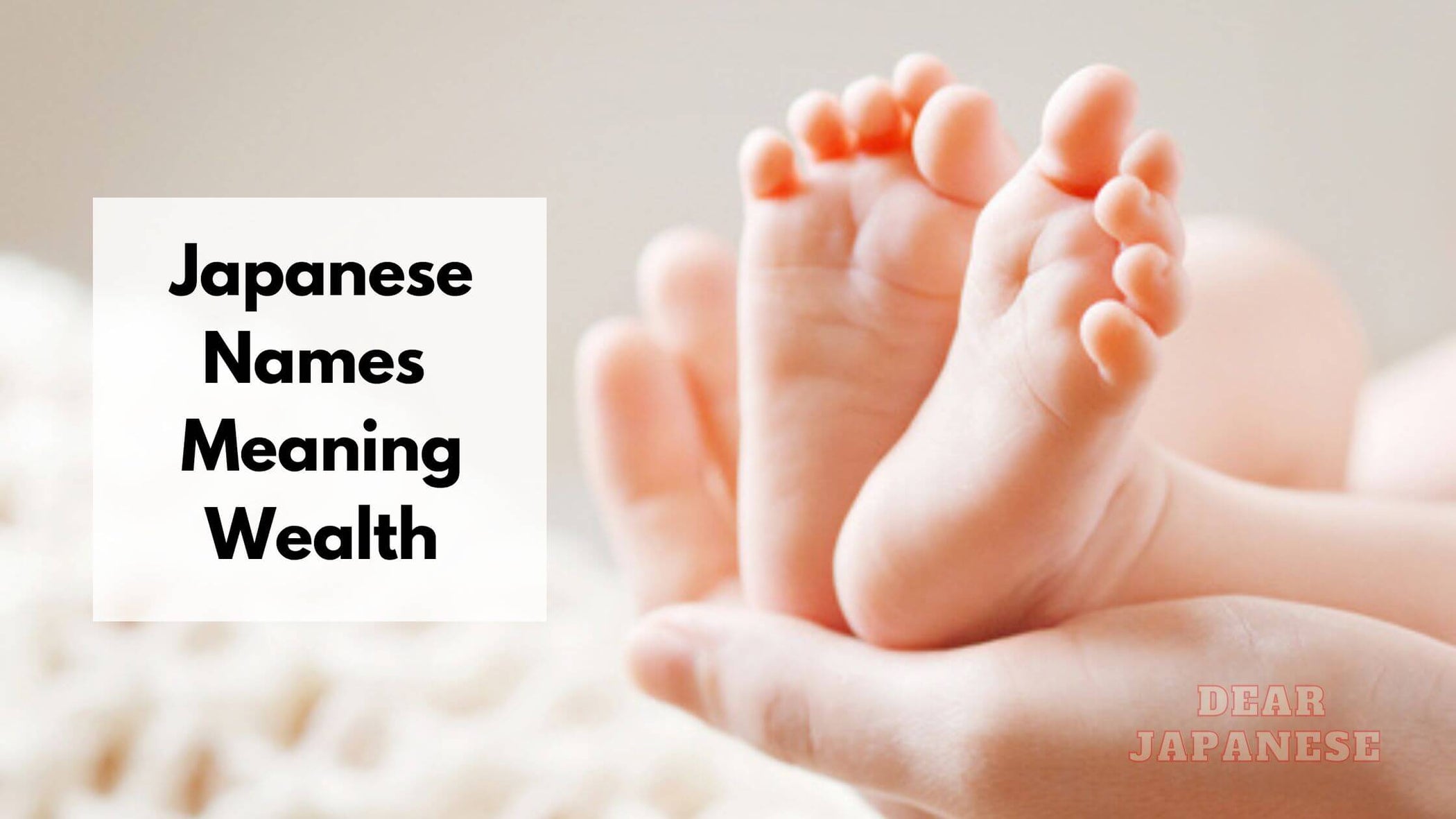 40 Japanese Names Meaning Wealth – Japan Truly