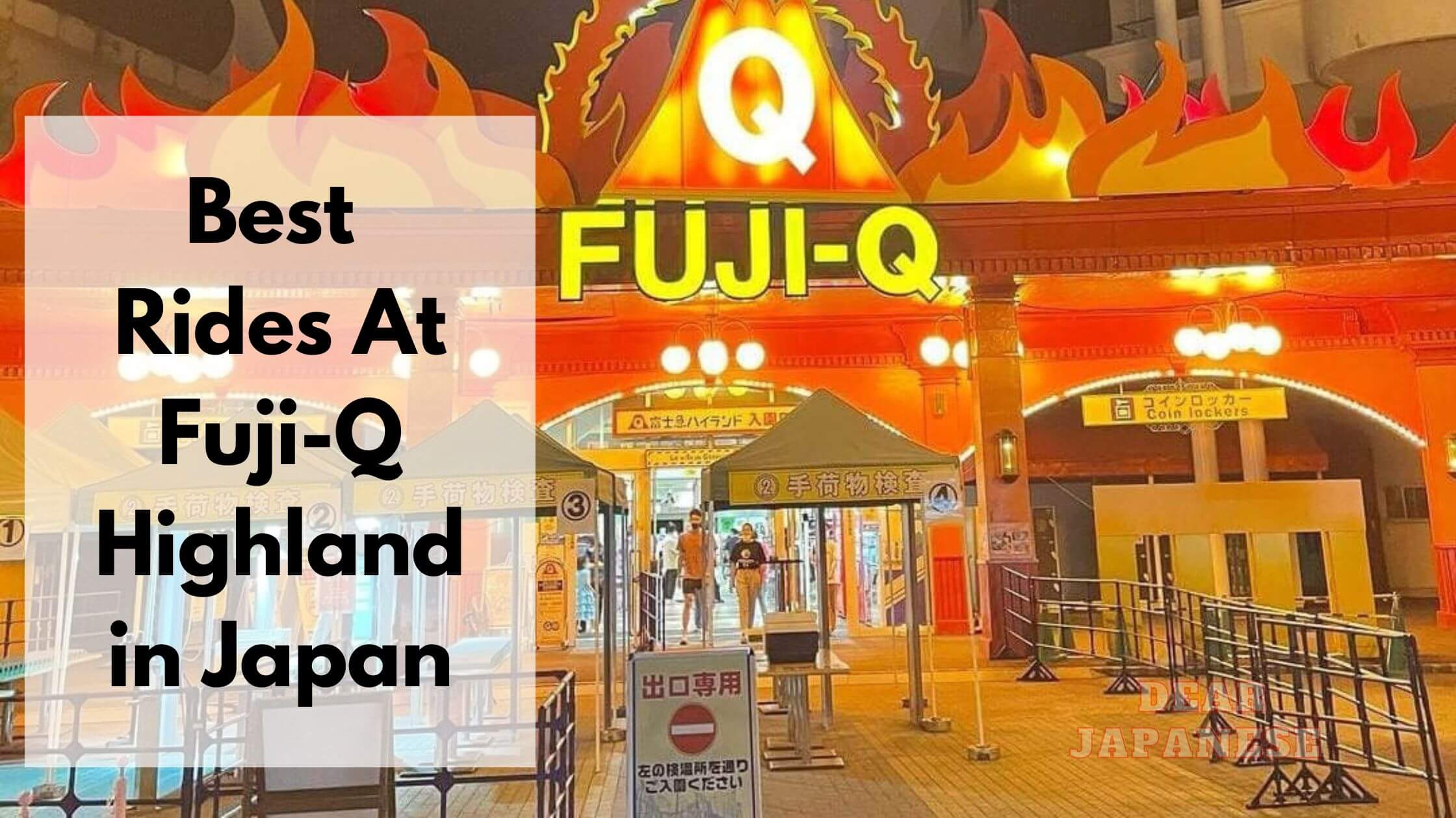10 Thrilling Rides At Fuji-Q Highland In Japan To Check Out! – Japan Truly