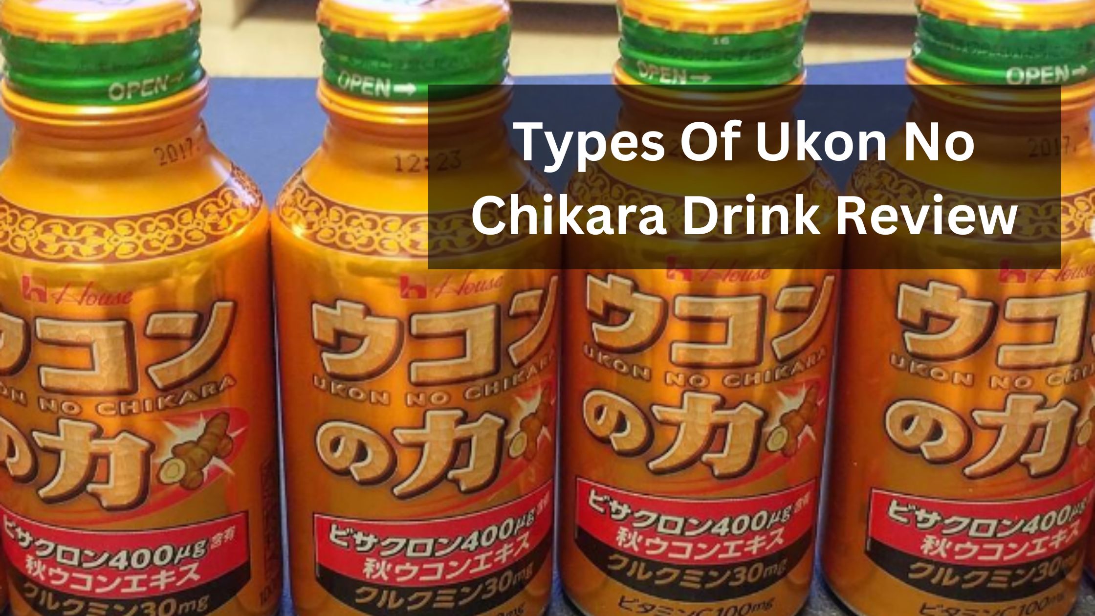 Types Of Ukon No Chikara Drink Review – Japan Truly