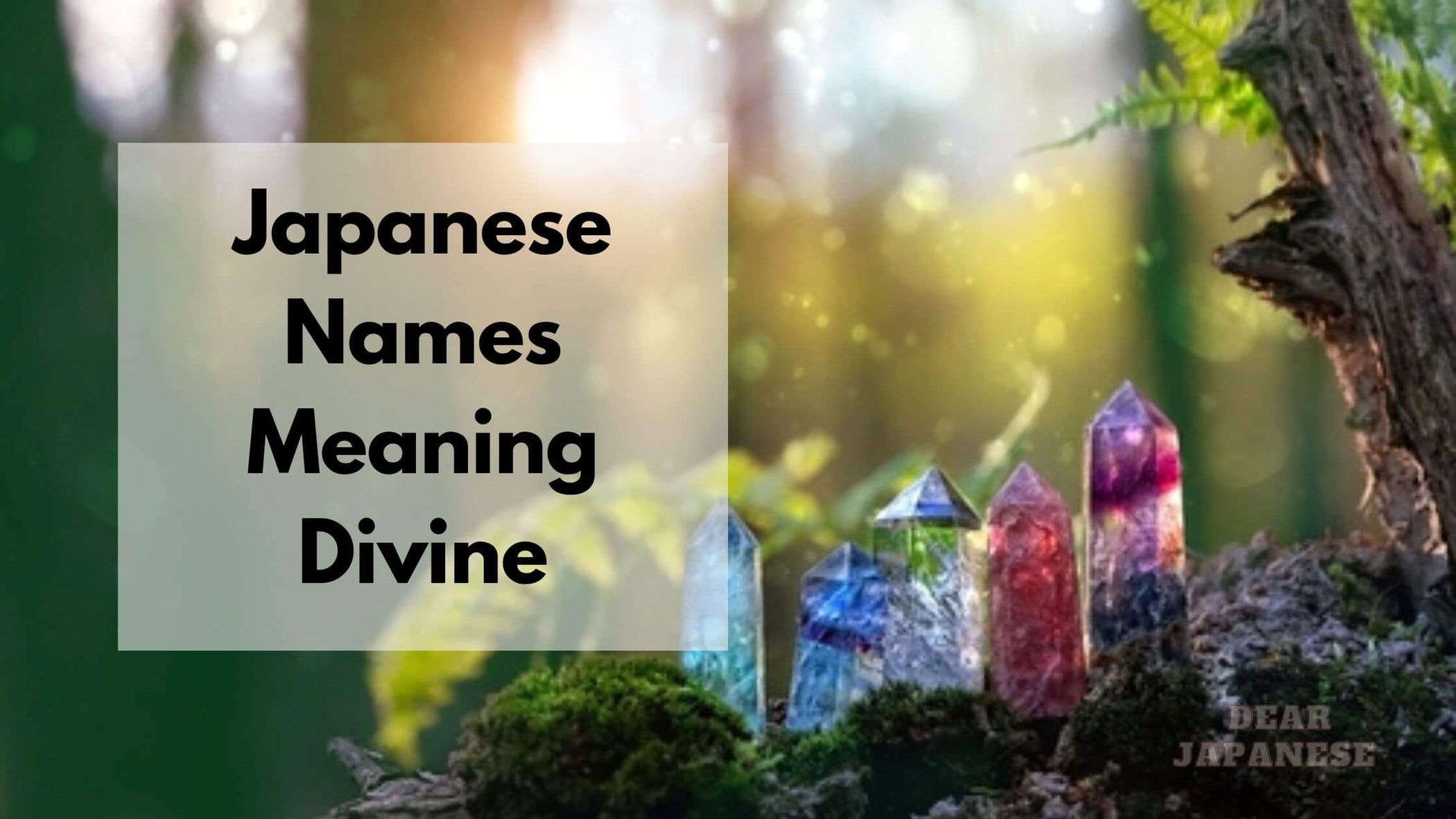 40 Japanese Names Meaning Divine – Japan Truly