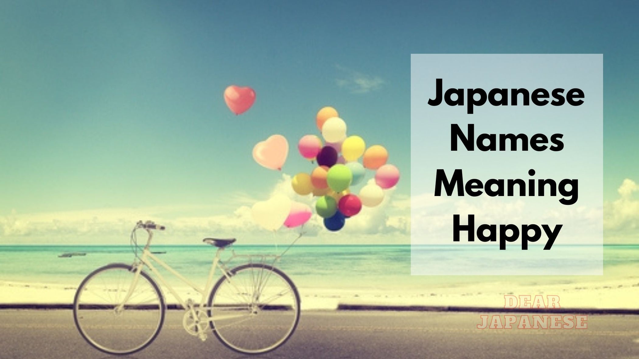 40 Japanese Names Meaning Happy – Japan Truly