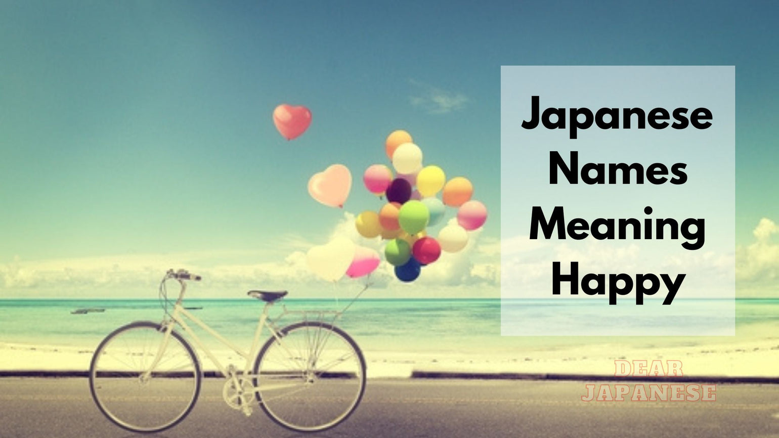 40 Japanese Names Meaning Happy – Japan Truly