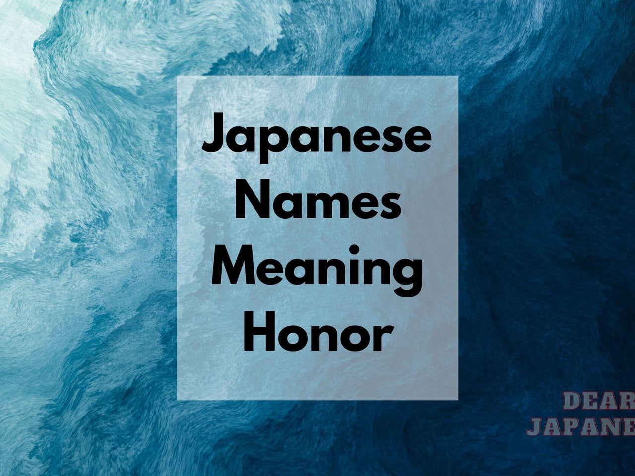 40 Japanese Names Meaning Joy – Japan Truly