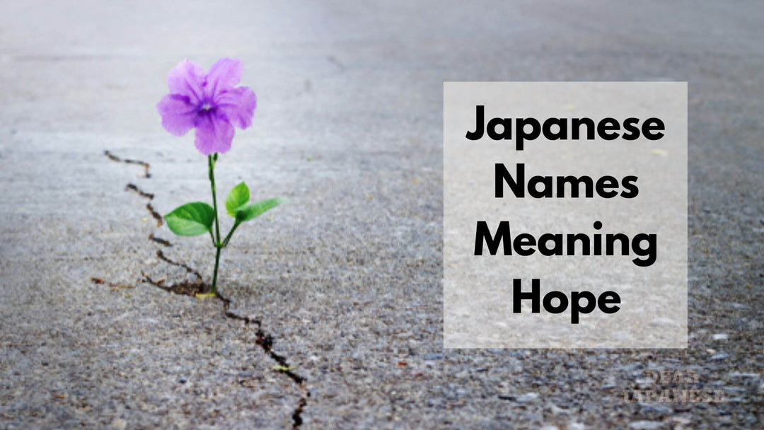 40 Japanese Names Meaning Hope – Japan Truly