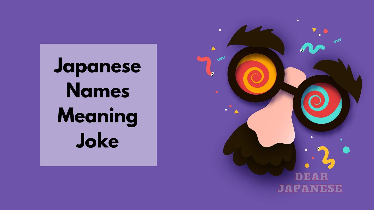 40 Japanese Names Meaning Joke – Japan Truly