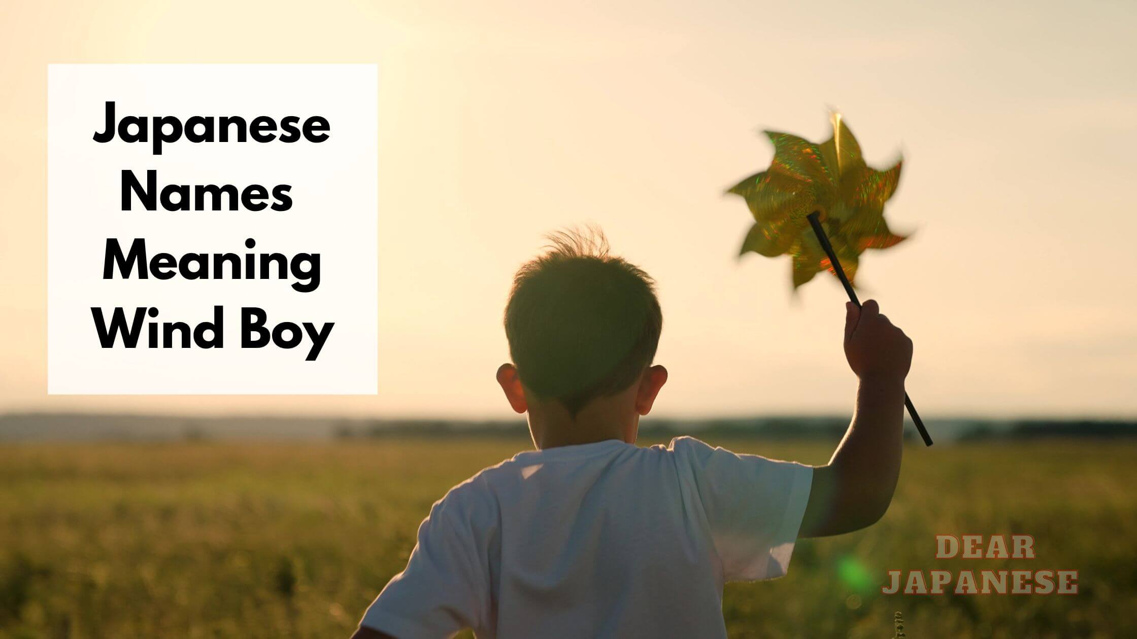 40 Japanese Names Meaning Wind Boy – Japan Truly