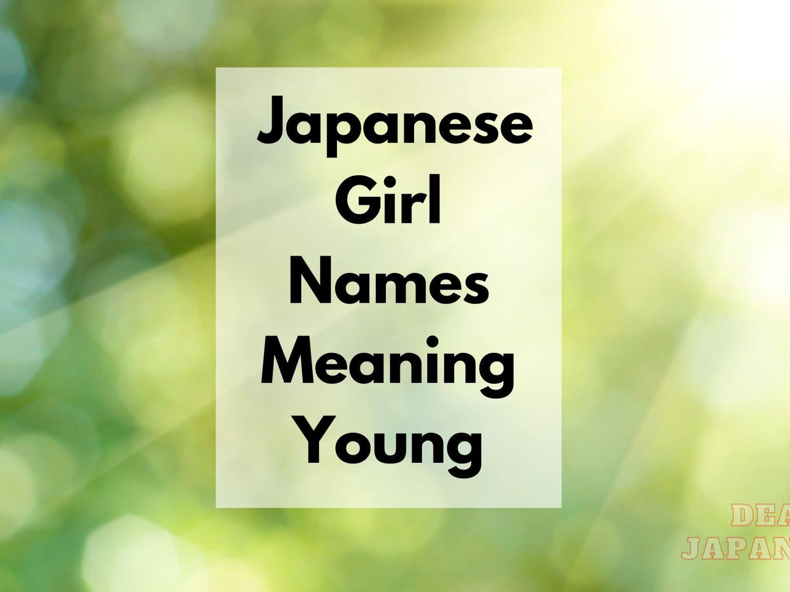35 Authentic Japanese Names Meaning Truth – Japan Truly