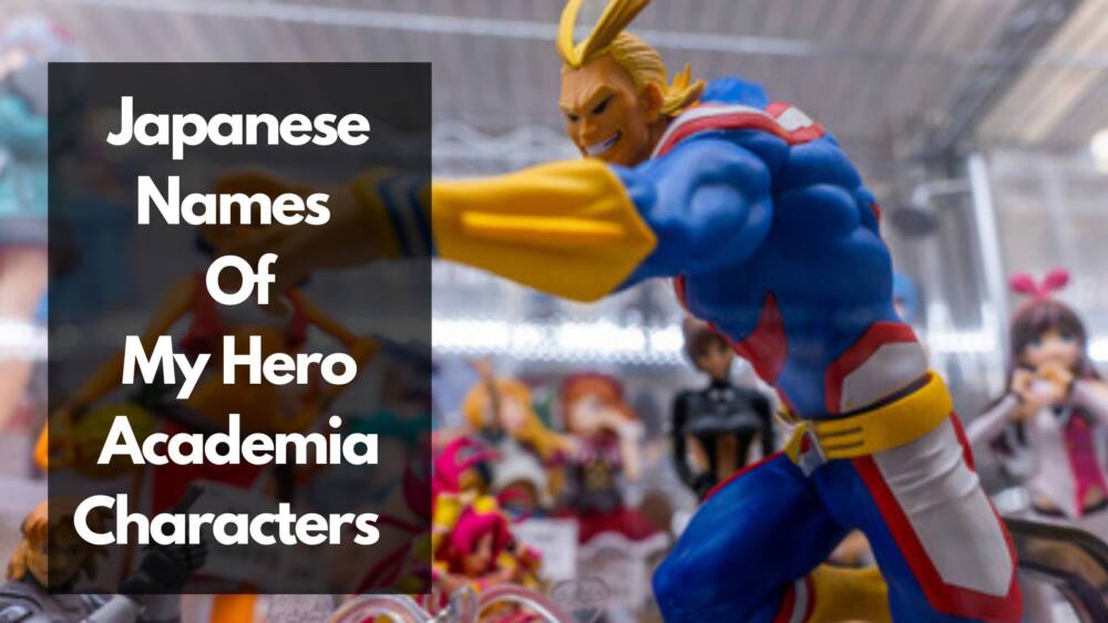 Japanese Names Of Characters From My Hero Academia – Japan Truly