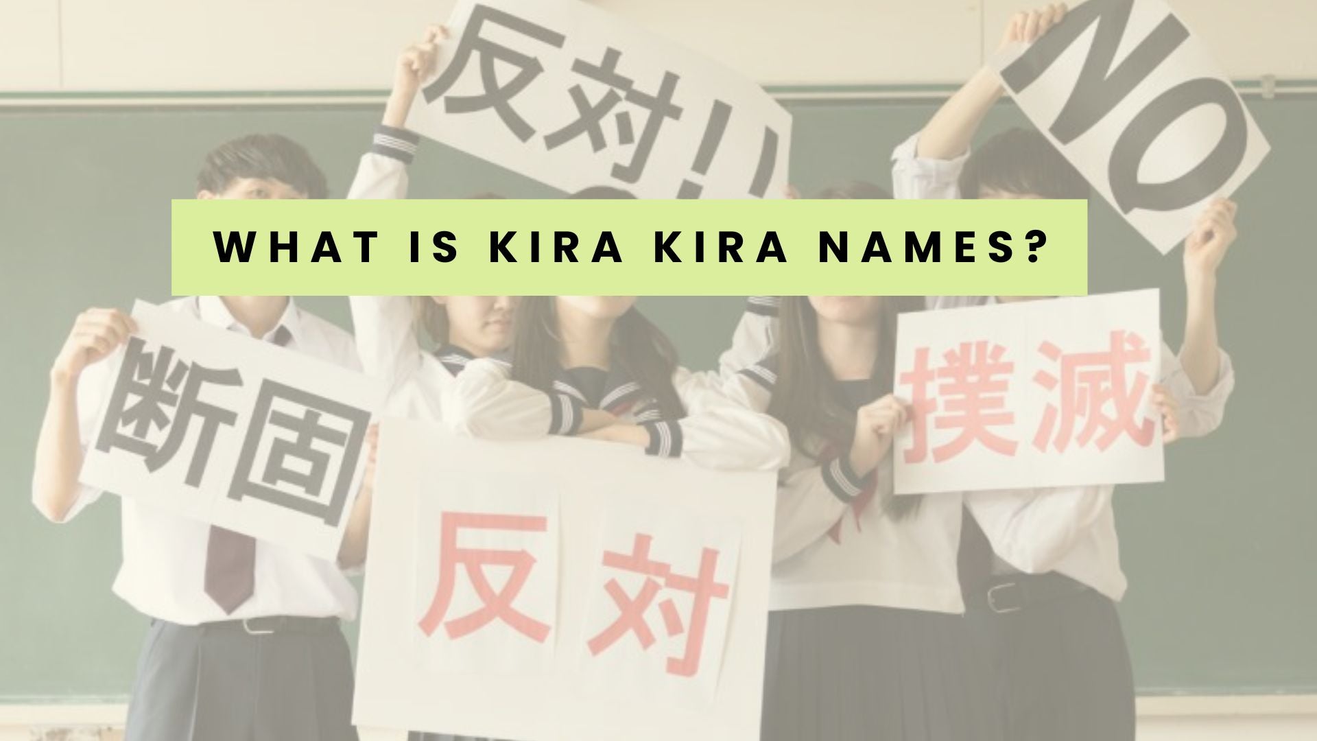 What Is Kira Kira Names? – Japan Truly