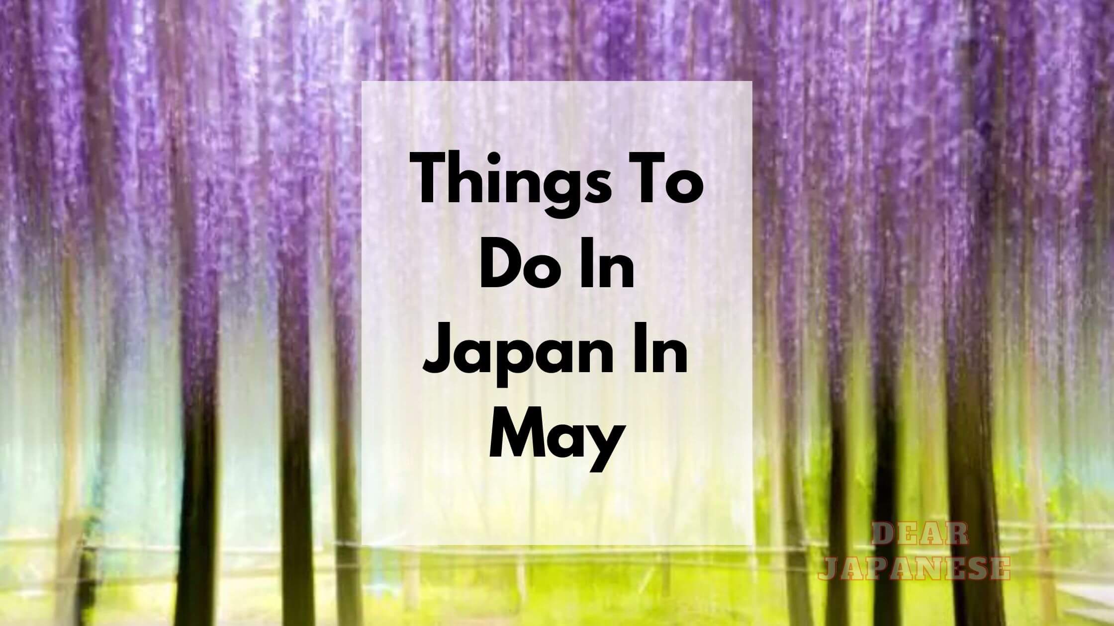 18 Fun Things To Do In Japan In May 2025 – Japan Truly